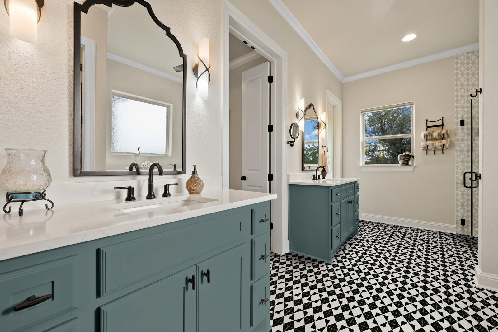 Diamond Green Mix Wall & Floor Tile- House of Mosaics