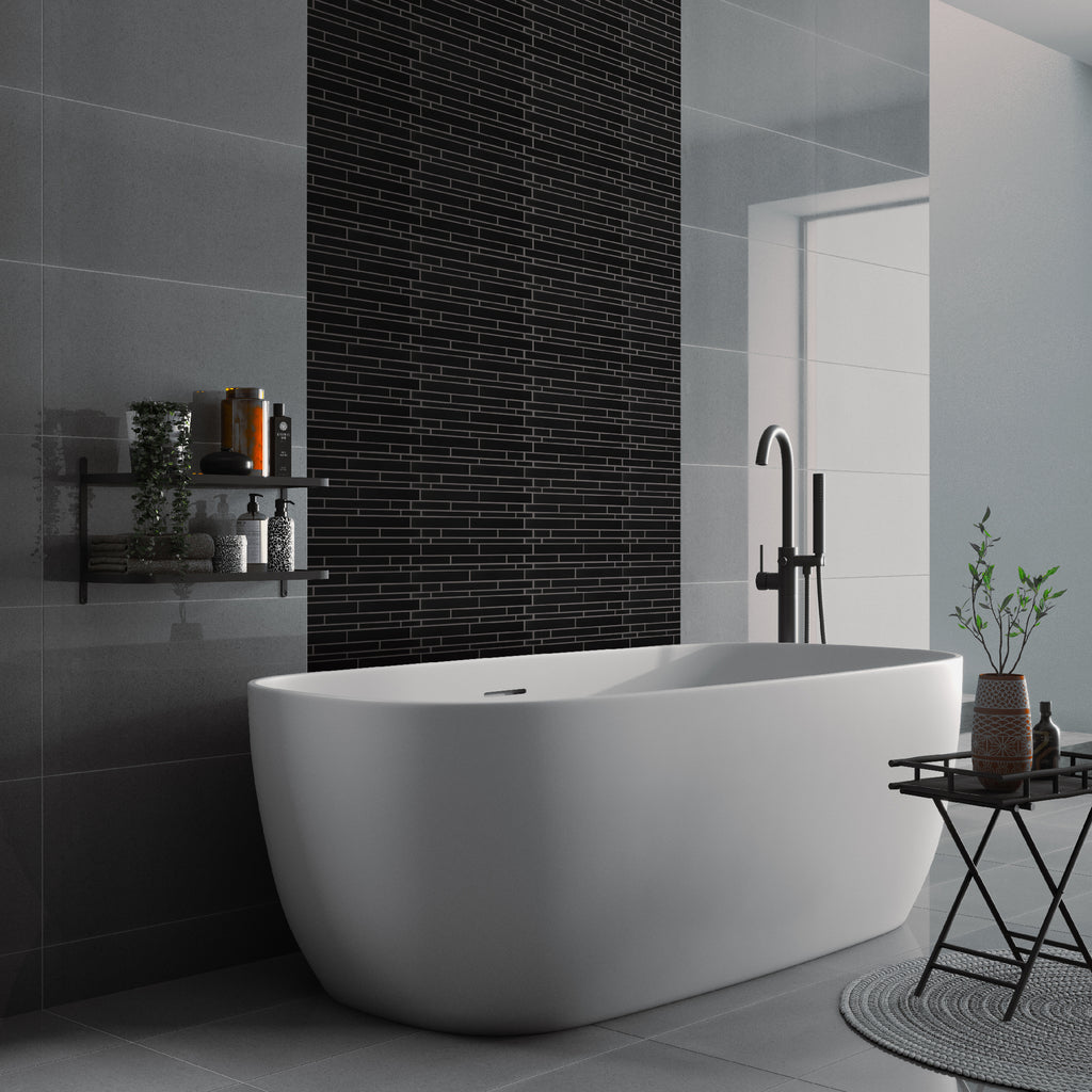 Opulence Black Mosaic Tile - House of Mosaics